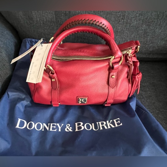 Dooney & Bourke | Bags | Dooney Bourke Cherry Red Satchel | Poshmark